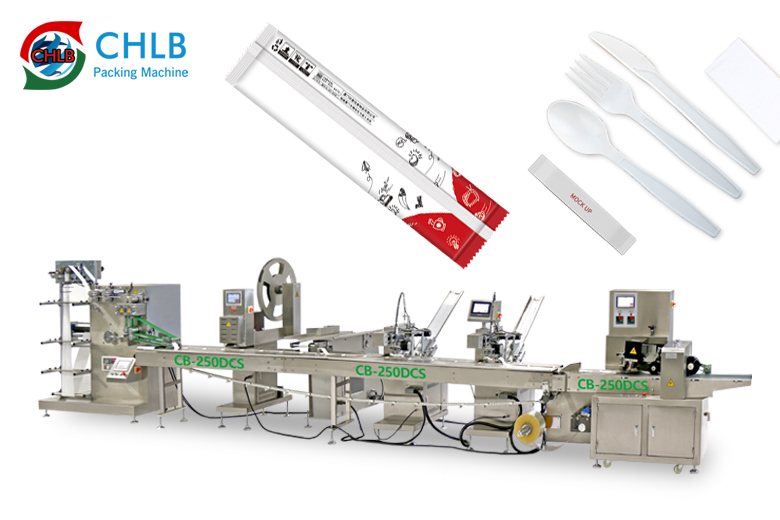 Disposable tableware packaging line - Chlbpack